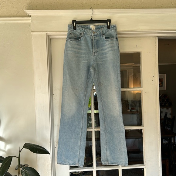 H&M | Jeans | Straight Leg Light Wash Blue Jean | Poshmark